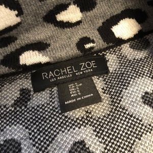 Rachel Zoe | Sweaters | New Rachel Zoe Leopard Zip Up Sweater S | Poshmark